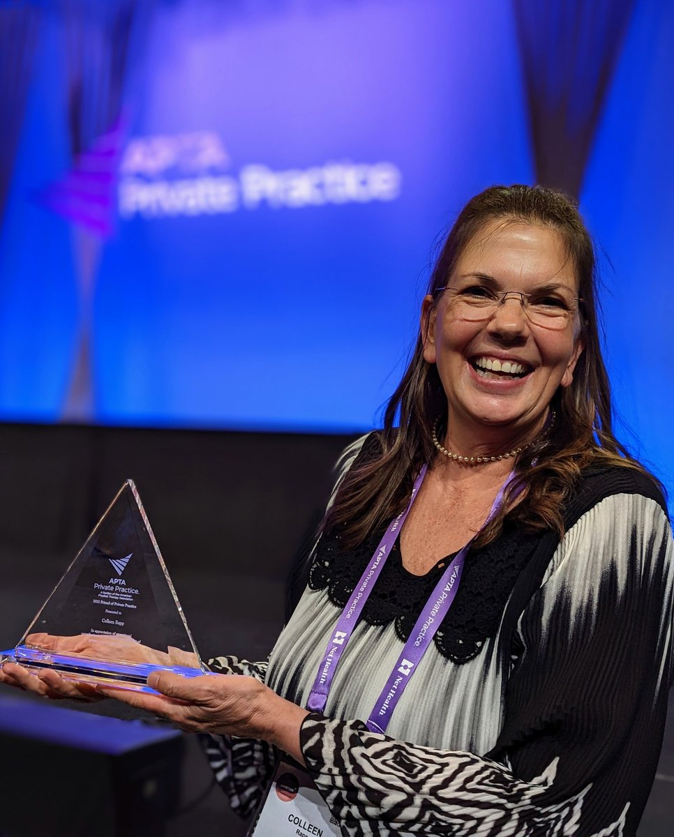 Colleen Rapp Wins Friend of Private Practice Award - james